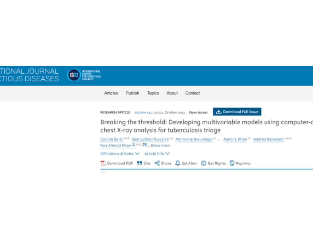 Computer Aided Detection Of Tuberculosis From Chest Radiographs In Tb Prevalence Survey